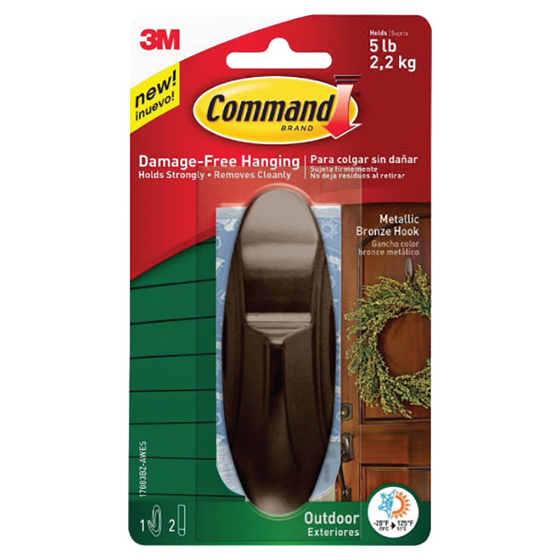 Command - Large Bronze Out Hook | Jomla.ae