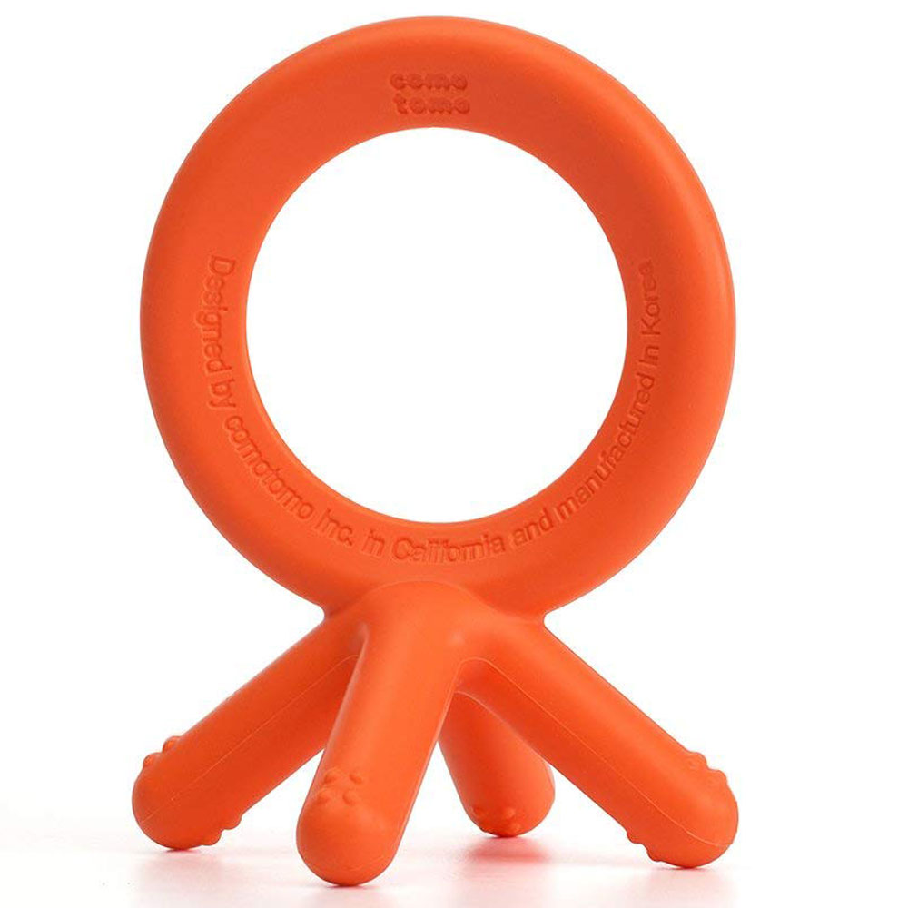Order Comotomo - Silicone Baby Teether - Orange Now! | Jomla.ae