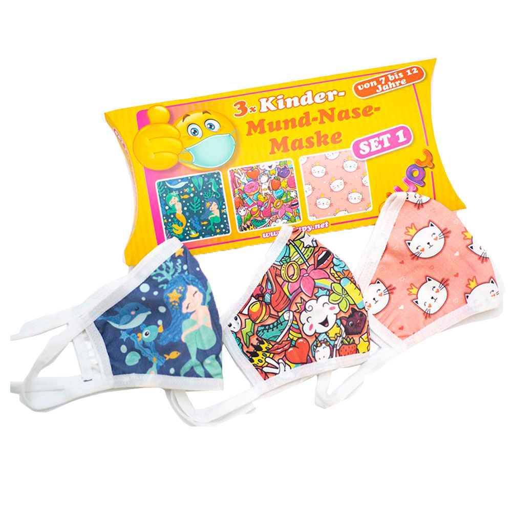 Order Coochy Coo - Kids Mouth & Nose Protection 3pc-Set - Pastel Now ...