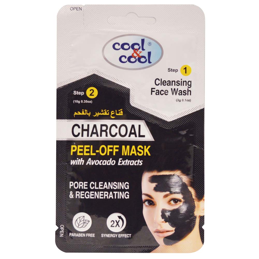Order Cool & Cool - 2-in-1 Charcoal Peel Off Mask Now! | Jomla.ae