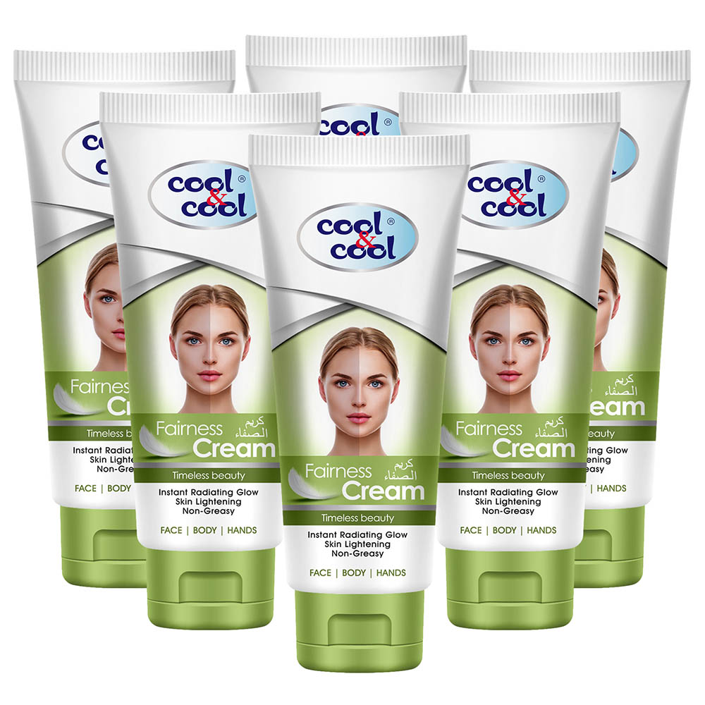 Order Cool & Cool - Fairness Cream 100ml Pack of 6 Now! | Jomla.ae