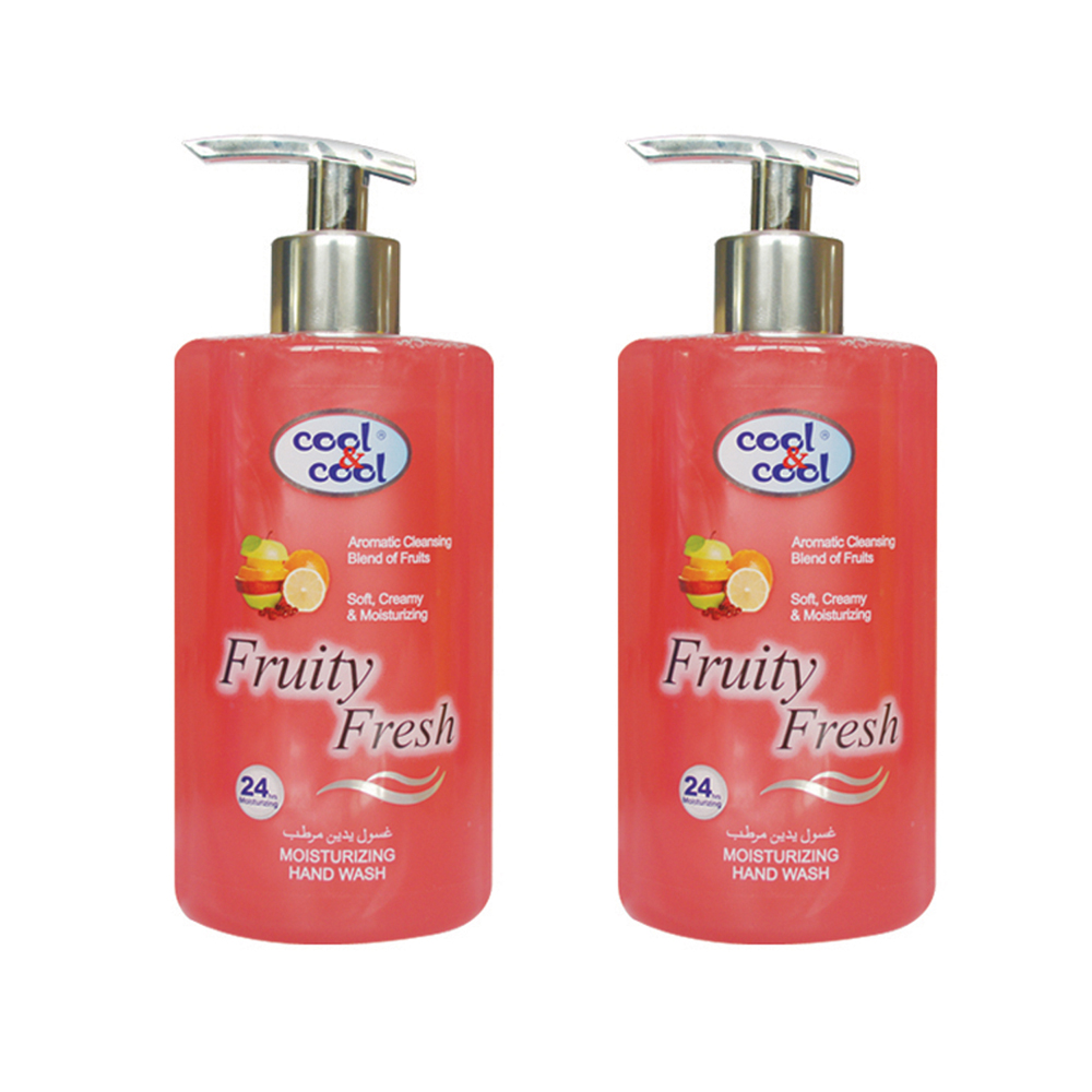 Cool & Cool - Fruity Fresh Hand Wash 500ml - Twin Pack | Jomla.ae