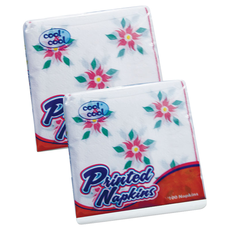 Order Cool & Cool - Luxury Paper Napkins Printed 100's 1 Ply Now ...
