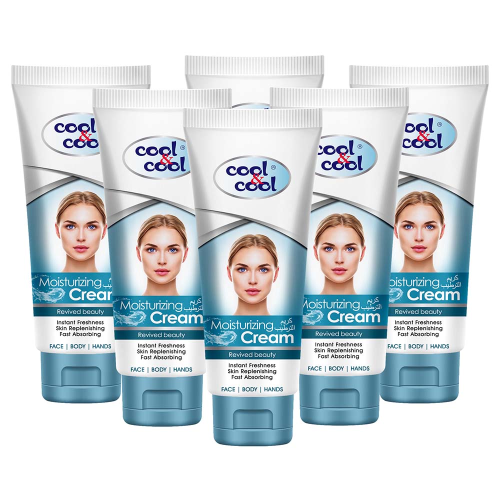 Cool & Cool - Moisturizing Cream 50ml Pack of 6 | Jomla.ae