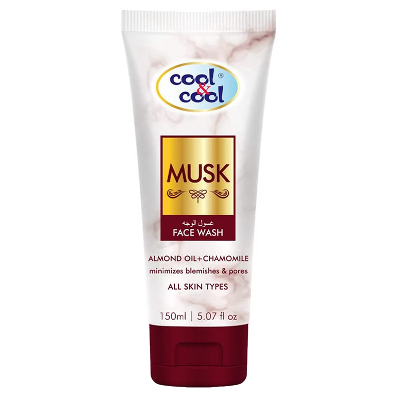 Cool & Cool - Musk Face Wash Almond Oil & Chamomile - 150Ml | Jomla.ae
