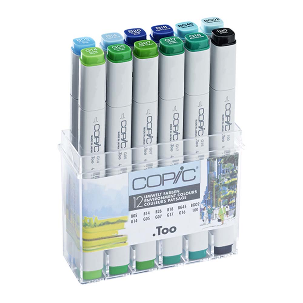 Copic - Classic Envirnoment Colours Set (12pcs) | Jomla.ae
