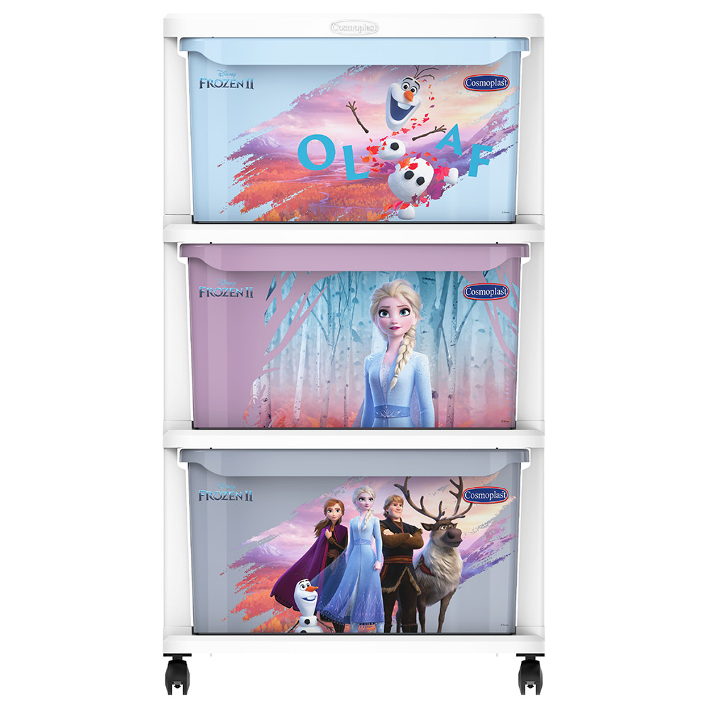 Cosmoplast - Disney Frozen Storage Cabinet 3 Drawers w/ Wheels | Jomla ...