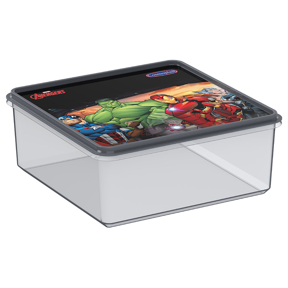 Cosmoplast - Marvel Avengers Plastic Storage Box - 8L - Clear | Jomla.ae