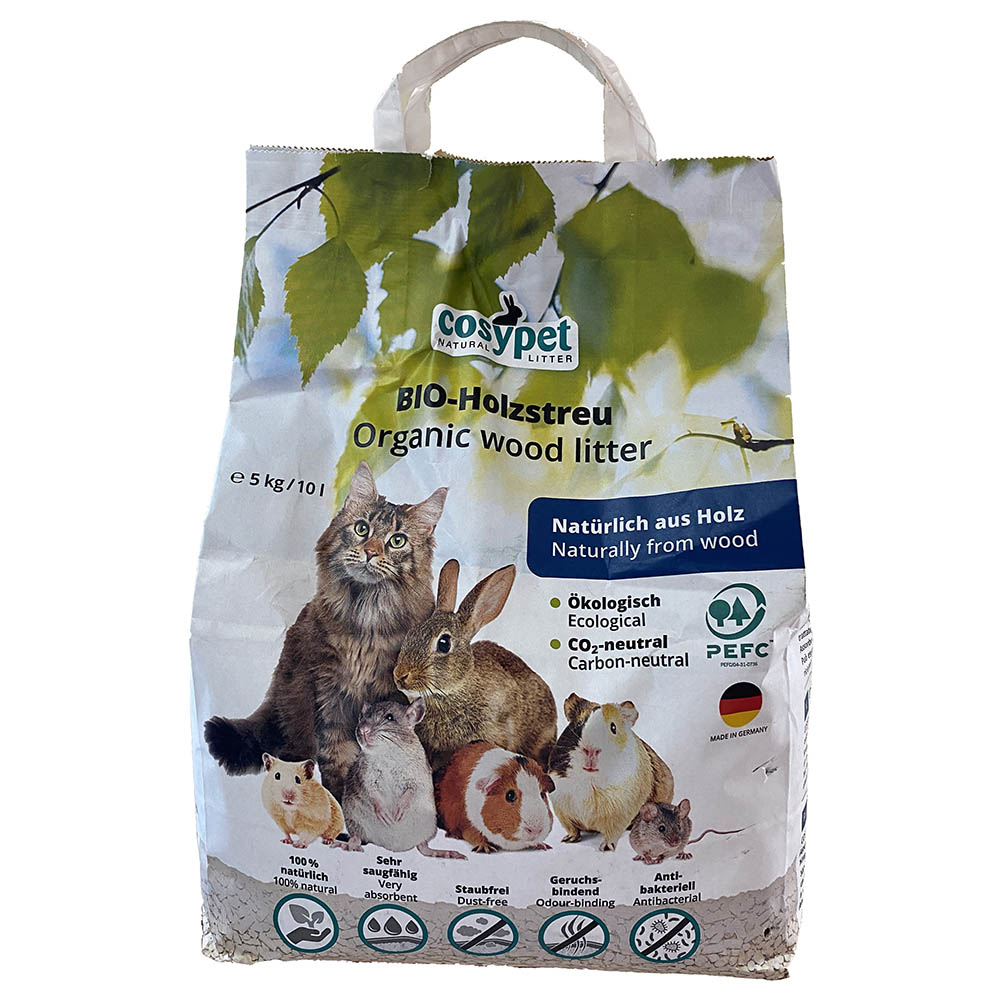 Cosypet - Natural Bio-Organic Wood Litter 5Kg / 10L | Jomla.ae
