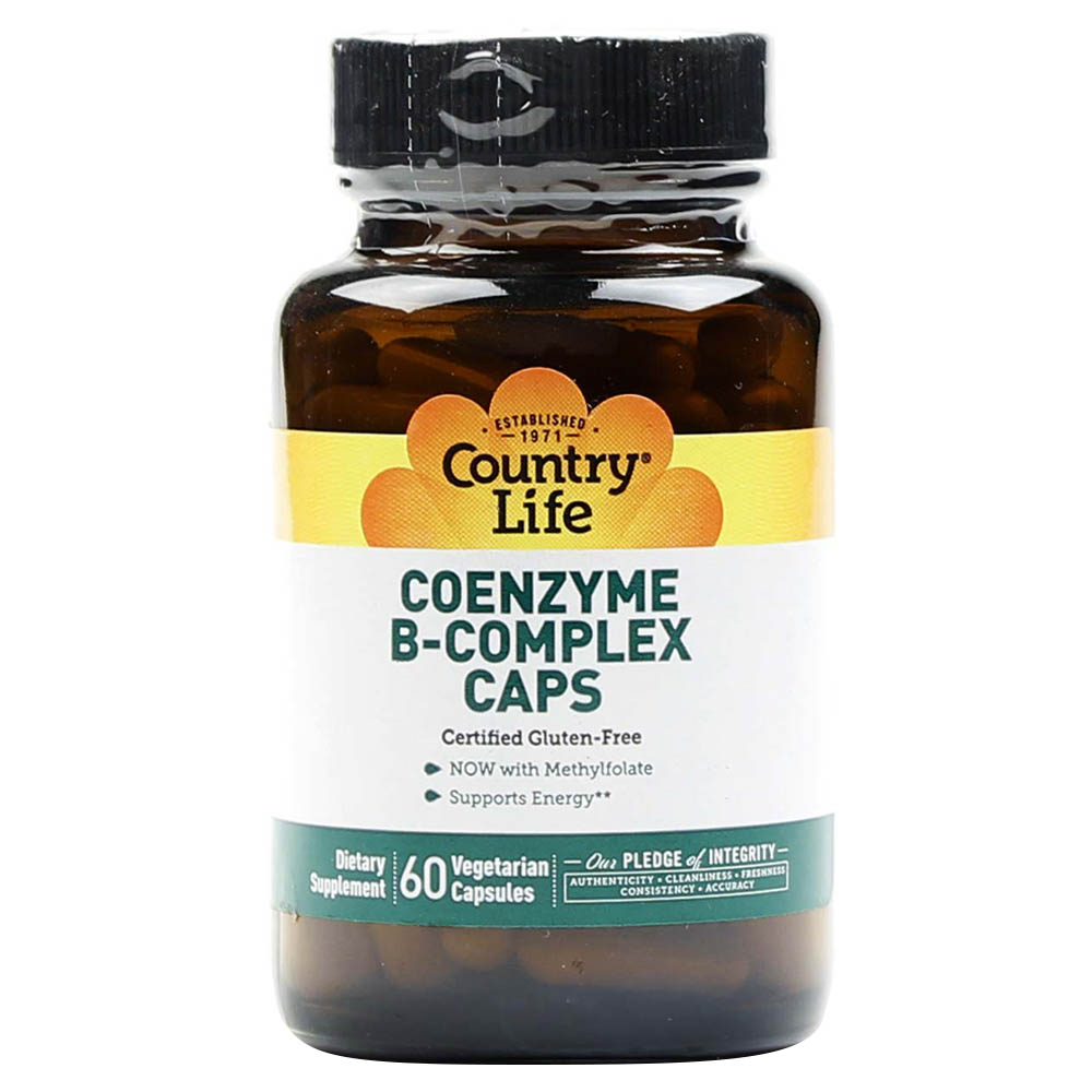اطلب حبوب فيتامين ب المركب 60 حبة من كاونتري لايف Country Life - Coenzyme B-Complex Capsules 60 ...