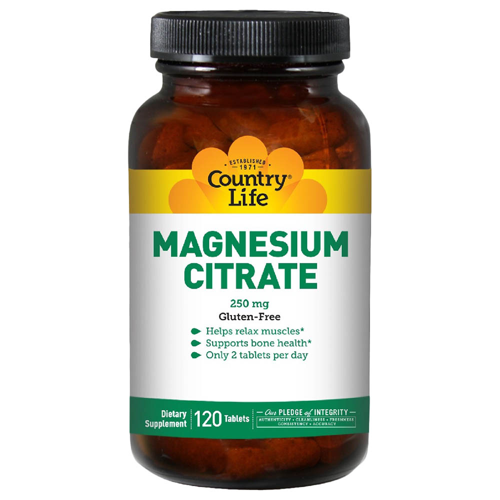 Order Country Life - Magnesium Citrate 250mg Tablets 120's Now! | Jomla.ae