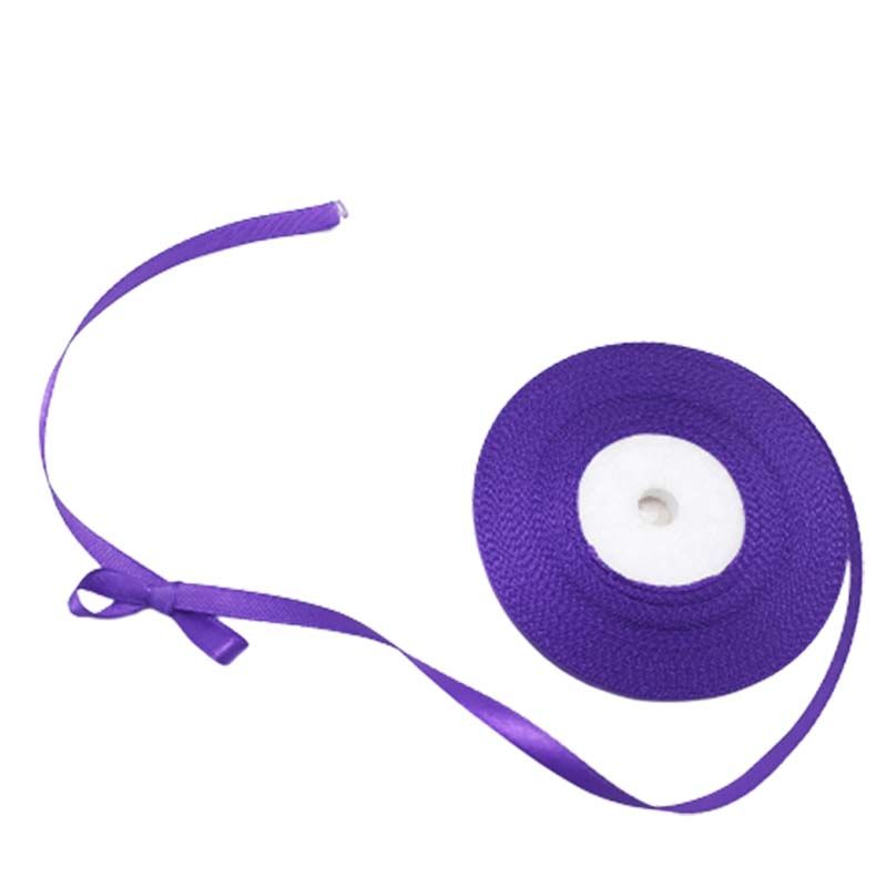 Order Craft Box - 1/4" Satin Ribbon 36 yards - Dark Purple Now! | Jomla.ae
