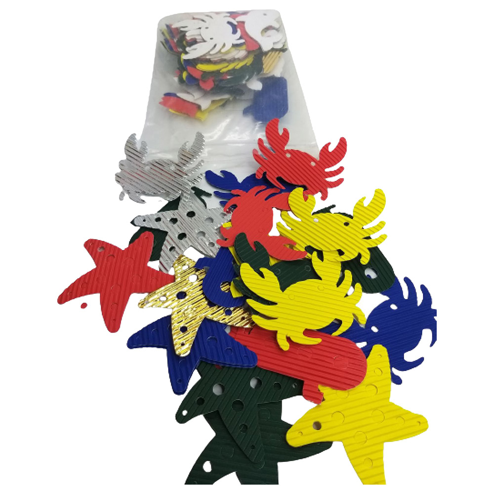 Craft Box - Corrugated Sea-Life Shapes Pack of 100 | Jomla.ae