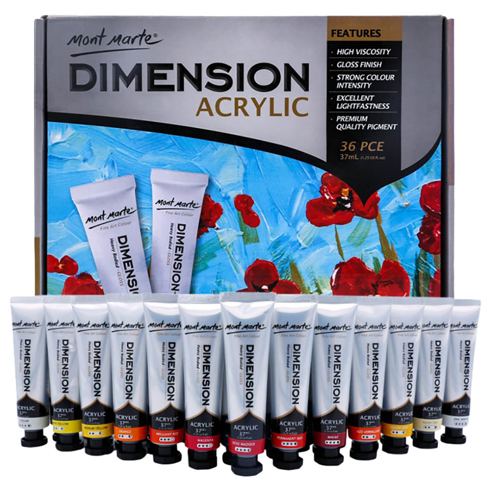 Order Craft Box - Dimension Acrylic Paint Set 36pcs Now! | Jomla.ae