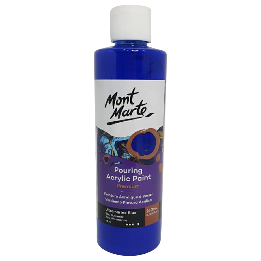 Craft Box - Pouring Acrylic 240ml - Ultramarine Blue | Jomla.ae