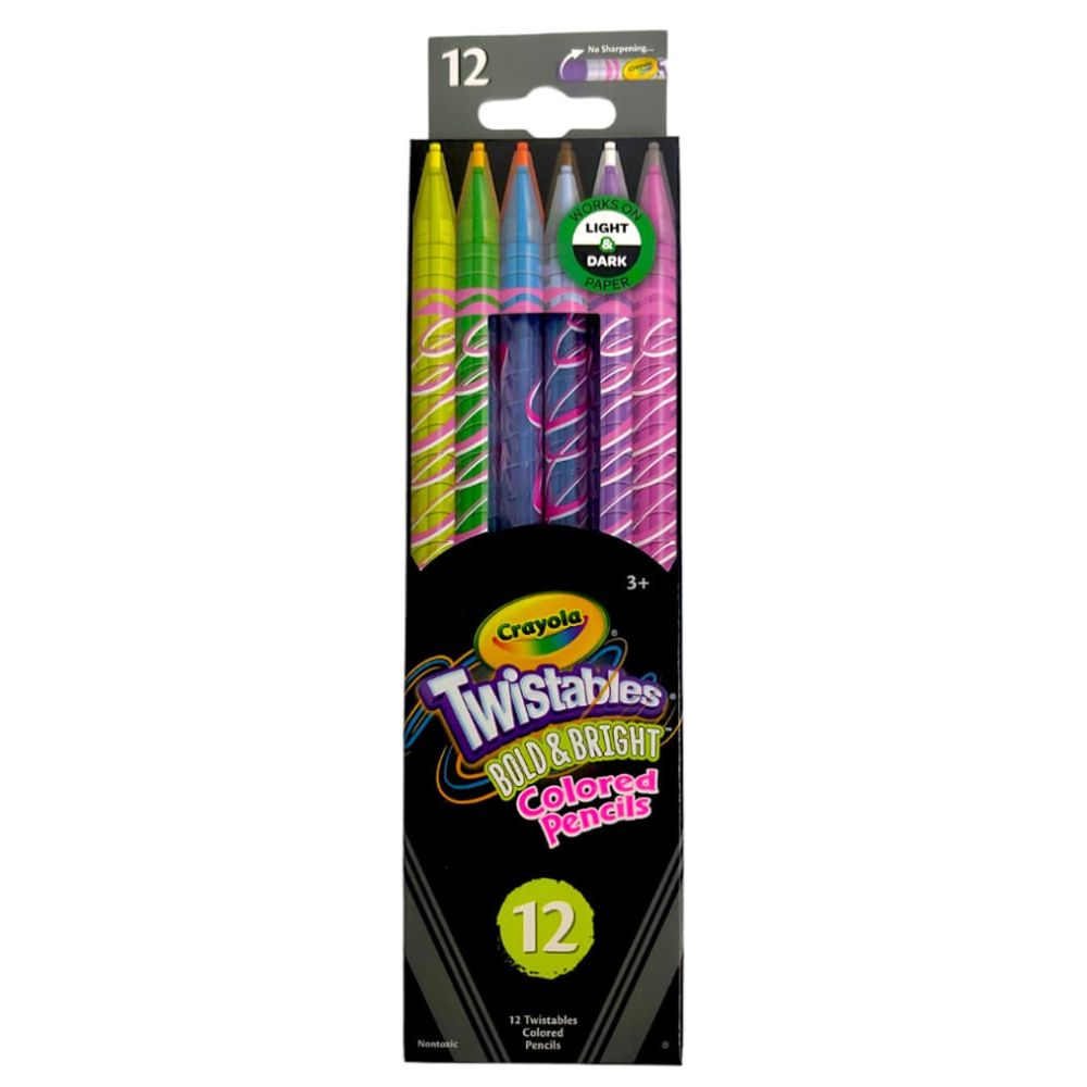 Order Crayola - Bold & Bright Erasable Twistables Colored Pencils 12pcs ...