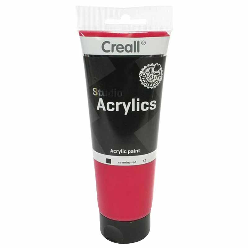 Creall - Coloring Paint Acrylic 250ml - Carmine Red | Jomla.ae