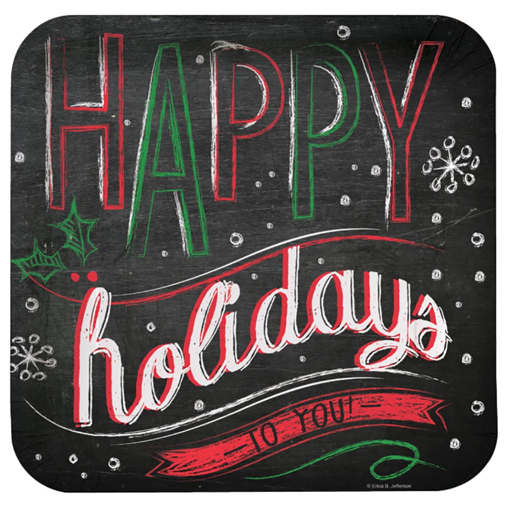 Order Creative Converting - 9-inch Chalk Messages Dinner Plates Deep ...