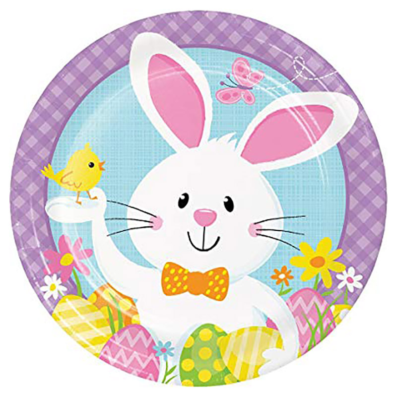Order Creative Converting - Bunny Business Dinner Plates Now! | Jomla.ae