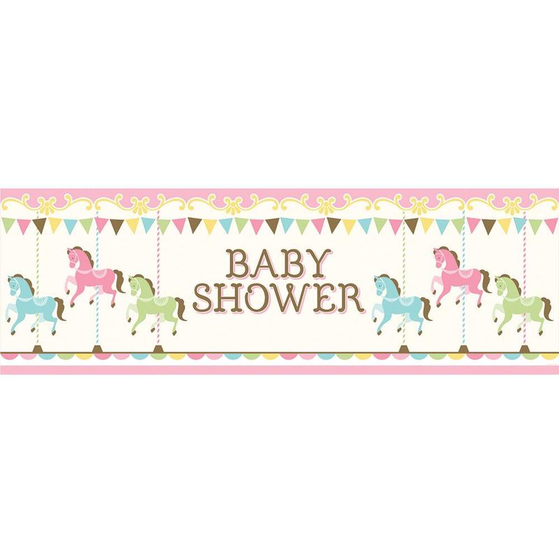 Order Creative Converting - Carousel Giant Party Banner20in X 60in Now ...