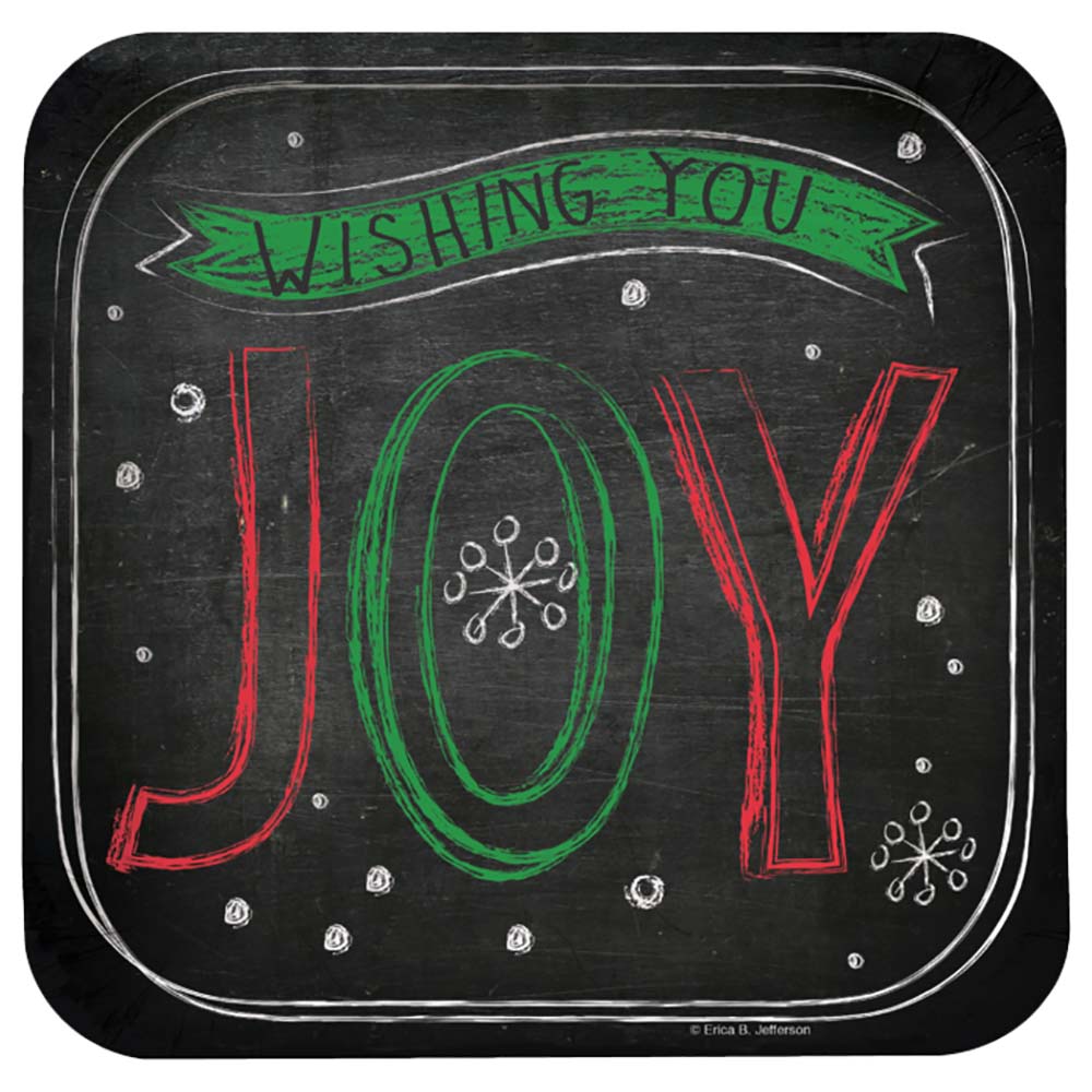 Creative Converting - Chalk Messages Luncheon Plates Deep Dish Spuare 7 ...