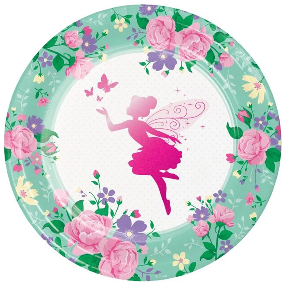 Order Creative Converting - Floral Fairy Sparkle Dinner Plate 8pcs Now ...