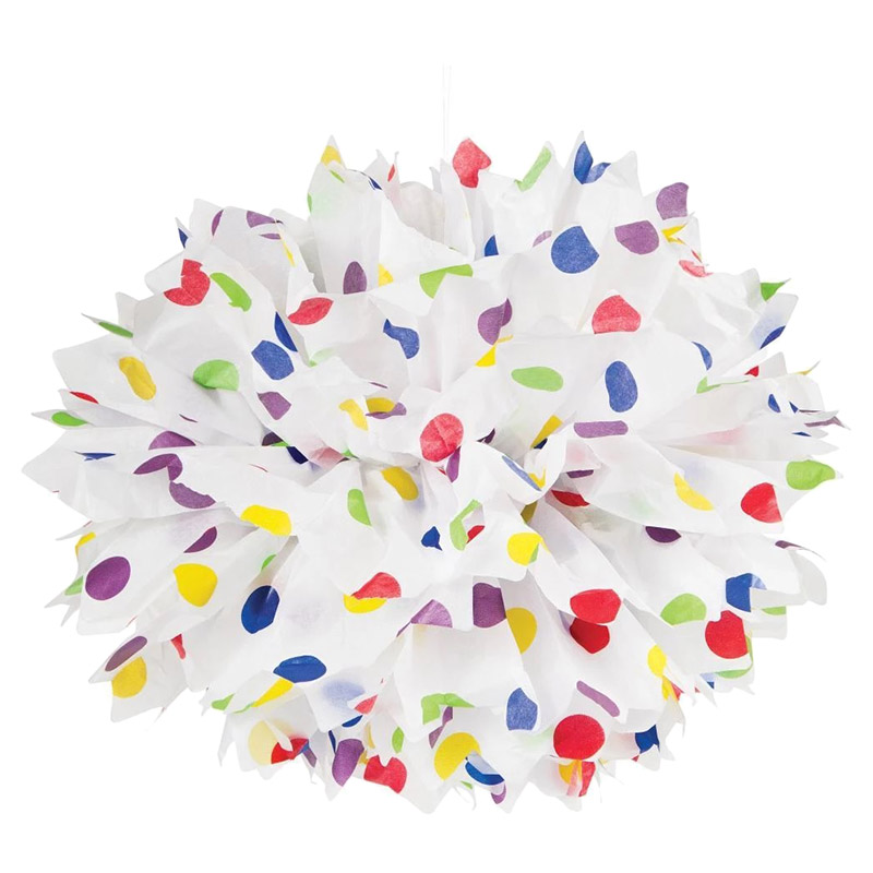 Creative Converting - Fluffy Tissue Ball Multicolour | Jomla.ae