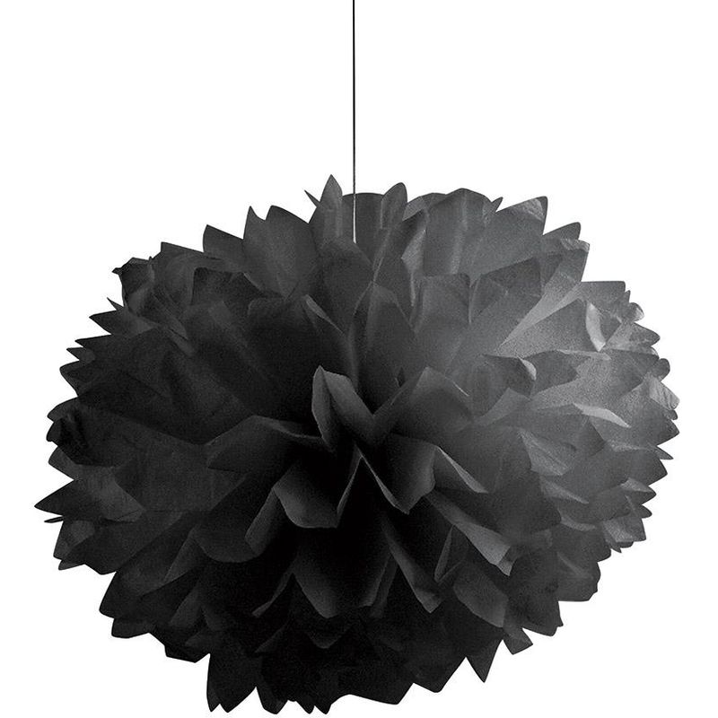 Creative Converting - Fluffy Tissue Balls Black | Jomla.ae