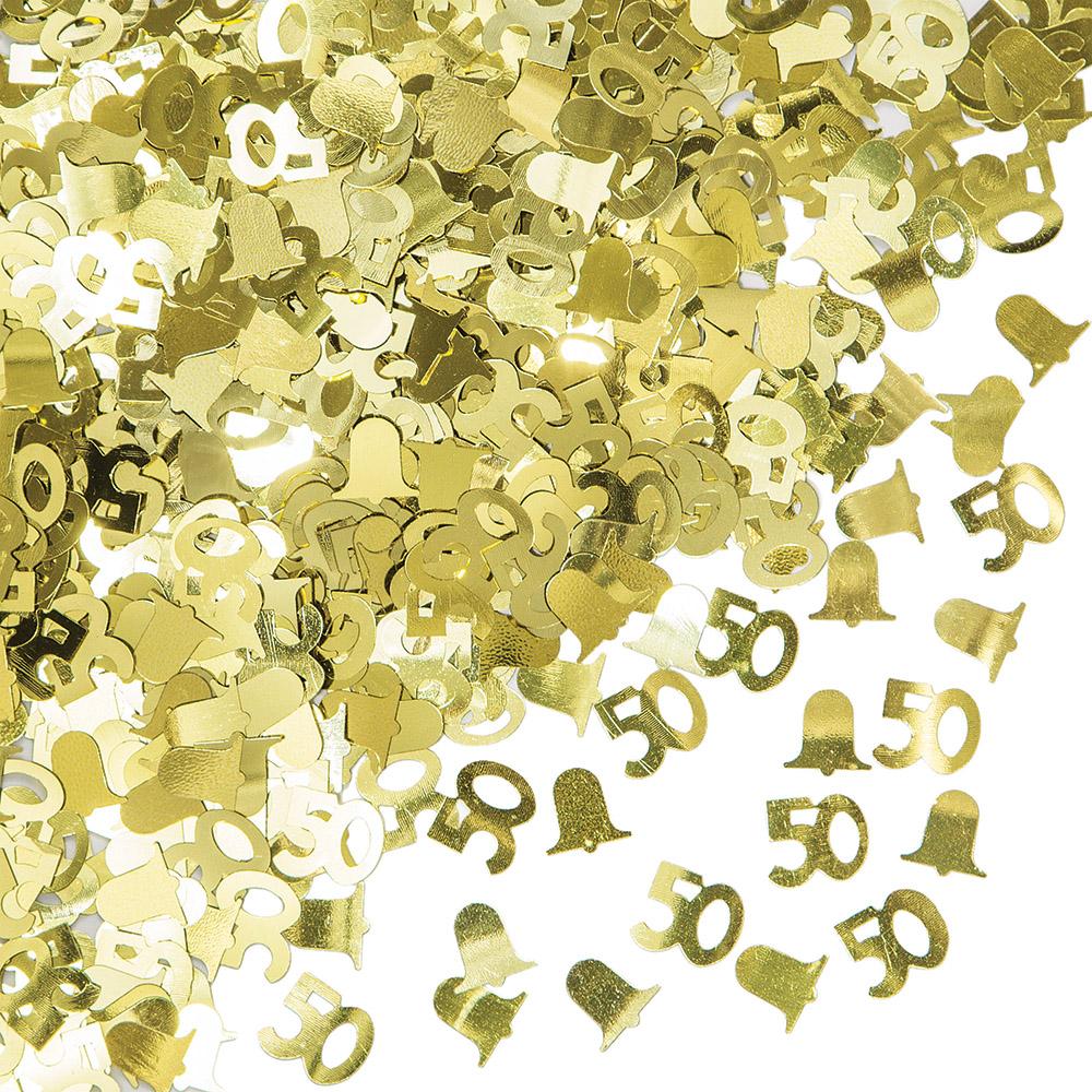 Creative Converting - Foil Confetti 50th Anniversary - Gold | Jomla.ae