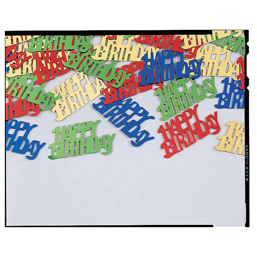Order Creative Converting - Foil Confetti Happy Birthday Now! | Jomla.ae