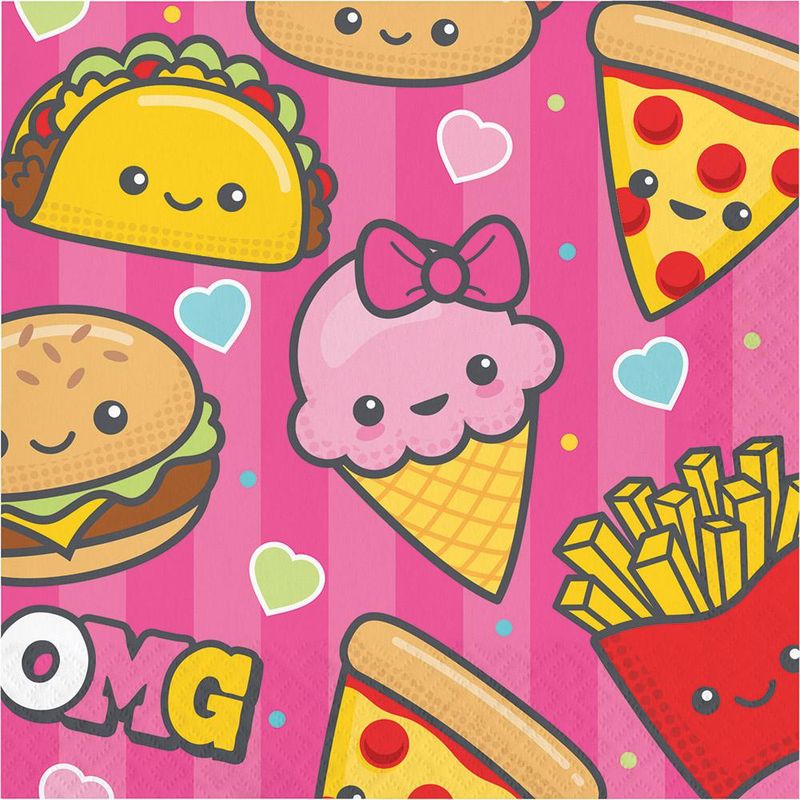 Order Creative Converting - Junk Food Fun Lunch Napkins 16pcs Now ...