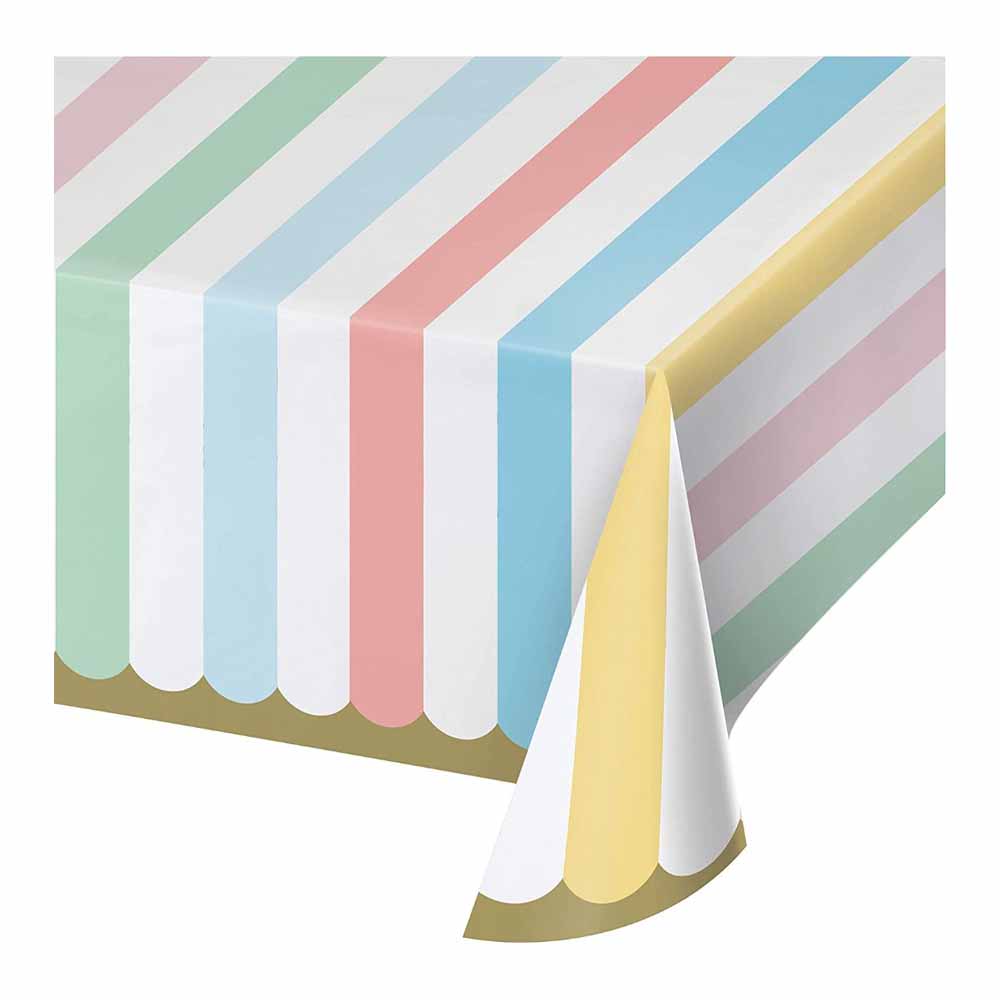 Order Creative Converting Pastel Celebrations Table Cover 102 x 54 Inch ...
