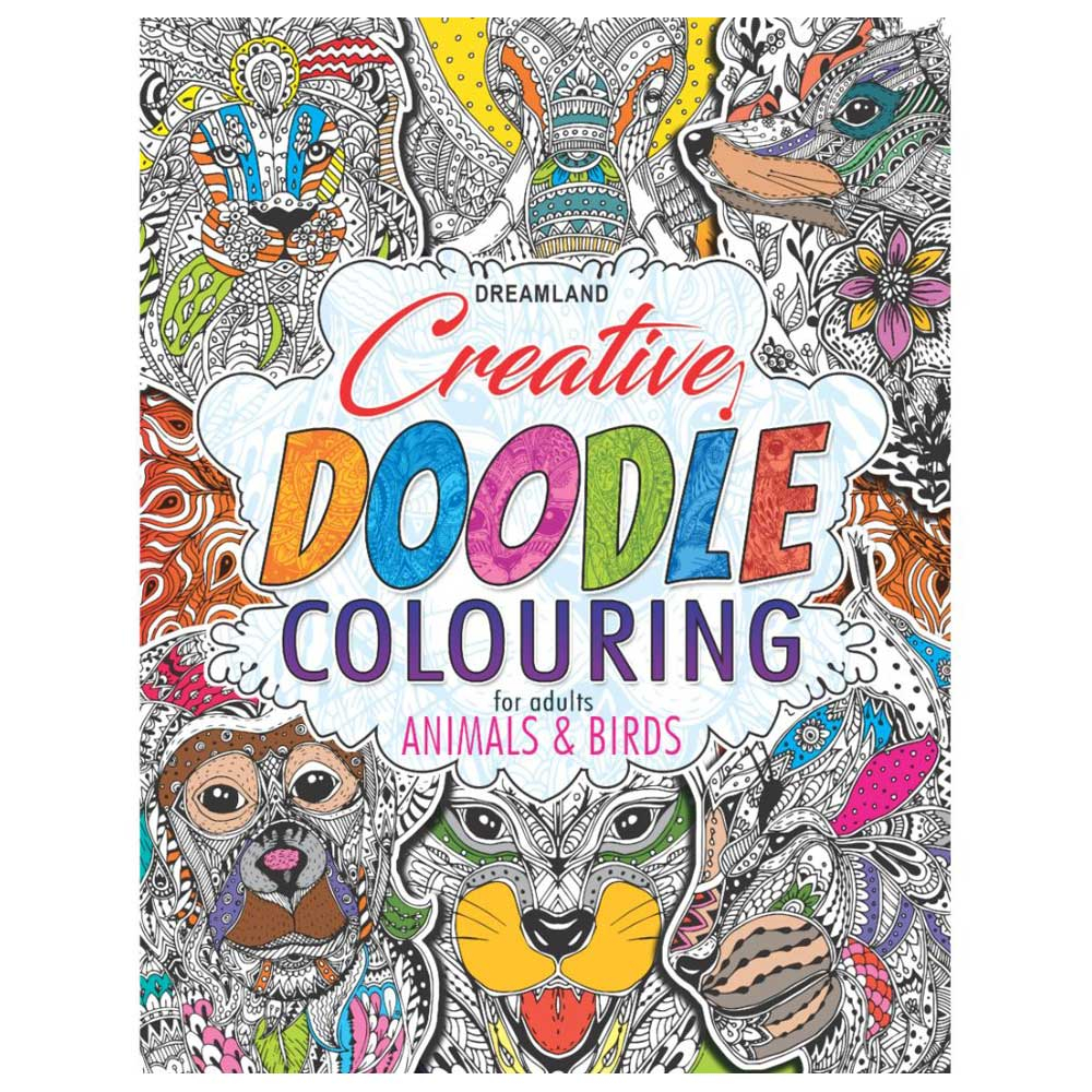 Order Creative Doodle Colouring - Animals & Birds - Book Now! | Jomla.ae
