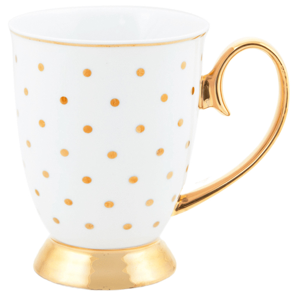 Cristina Re - Mug Gold Polka Dot | Jomla.ae