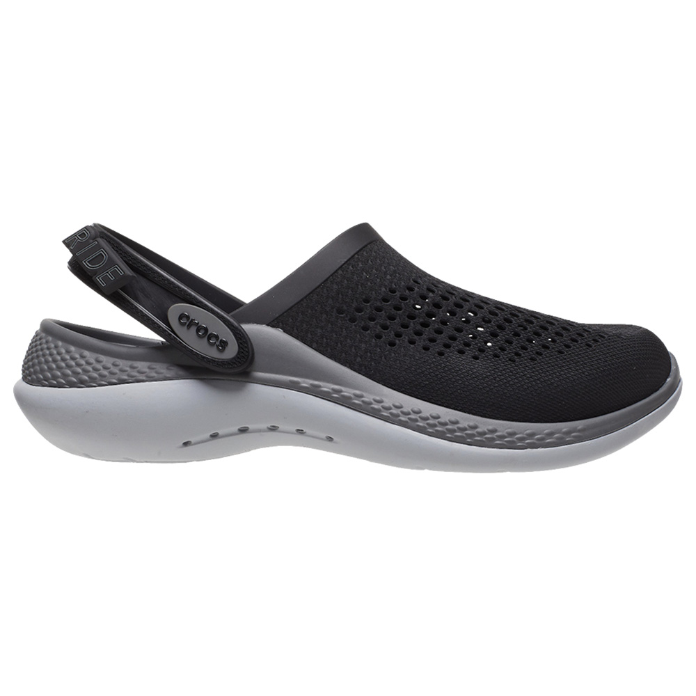 Crocs - Literide Sling Back 360 Clogs - Black | Jomla.ae