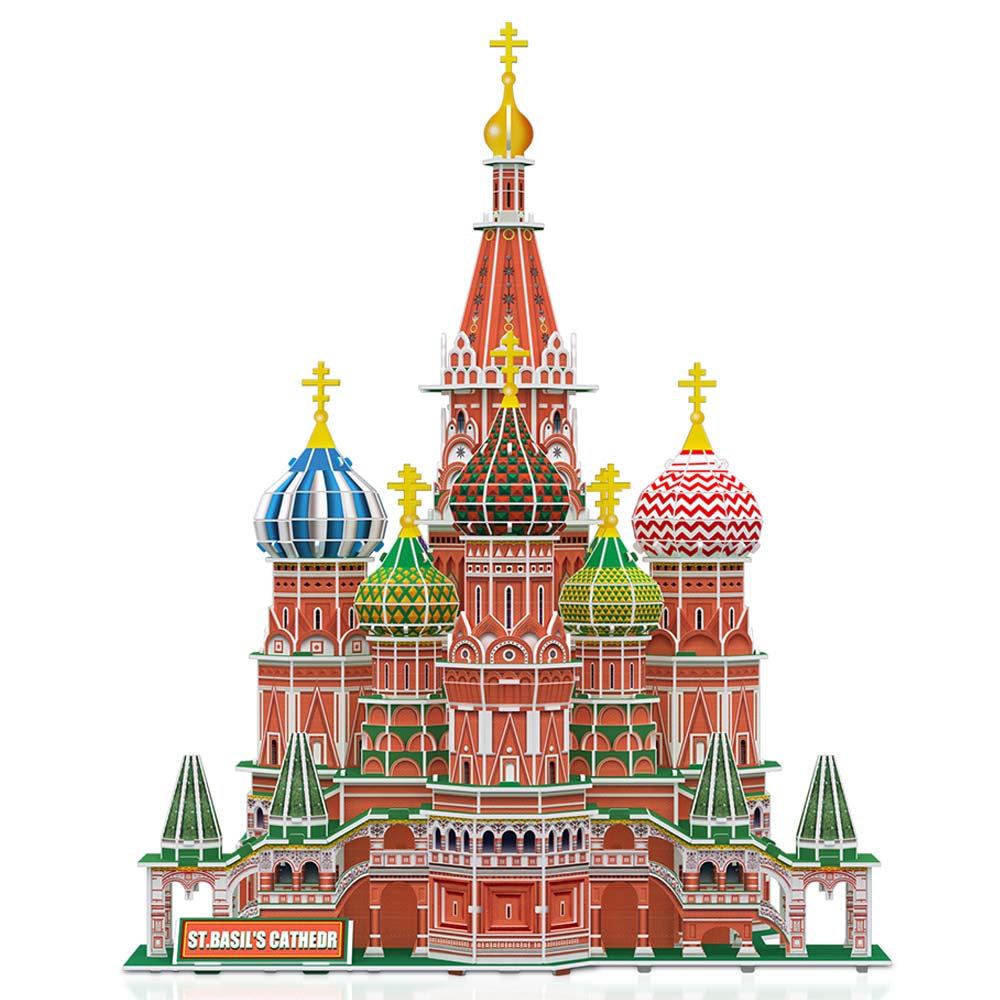 Order Cubic Fun - Nat Geo 3D Puzzle St.Basils Cathedral 222Pcs-Set Now ...