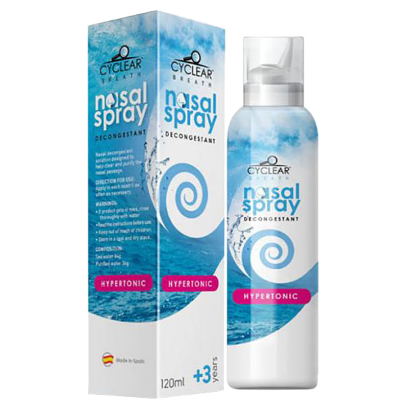 Cyclear - Hypertonic Nasal Spray 3+ 120ml | Jomla.ae