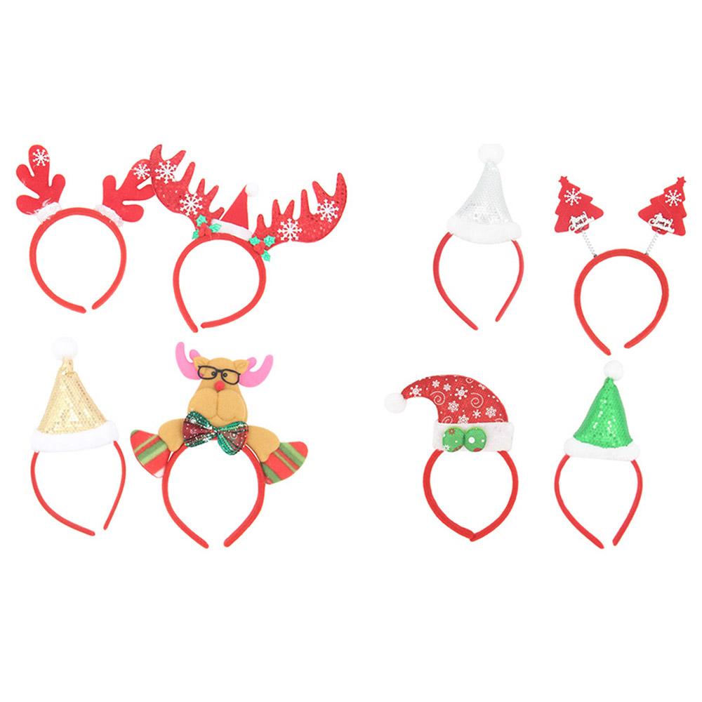 Order D' Daniela - 8pc-Set Christmas Party Headbands Now! | Jomla.ae