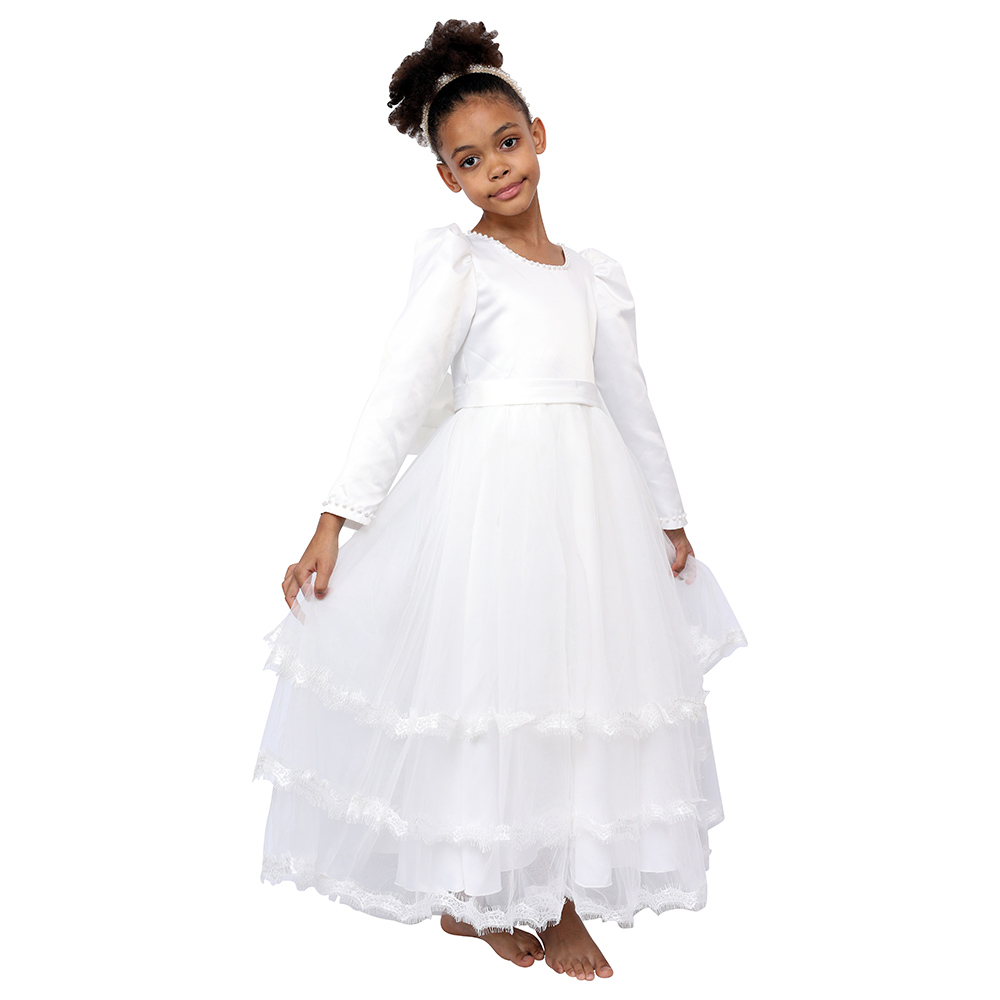Order D' Daniela - Melissa Girls Party Dress - White Now! | Jomla.ae