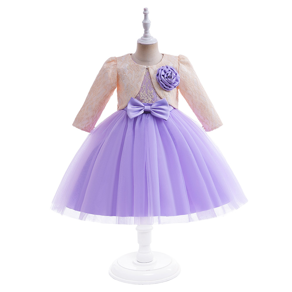 Order D' Daniela - Rose Party Dress - Purple Now! | Jomla.ae
