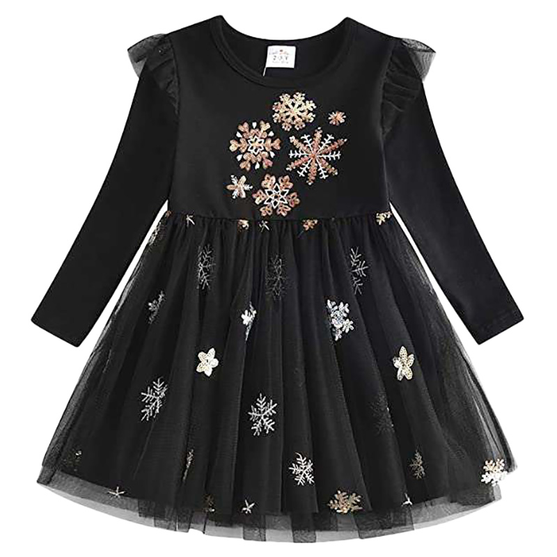 Order D' Daniela - Snowflake Tutu Dress - Black Now! | Jomla.ae