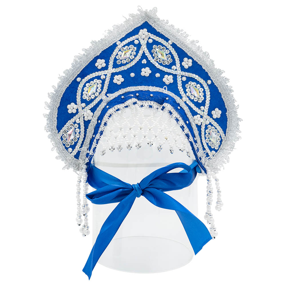 Order D' Daniela - Traditional Headdress Kokoshnik - Dark Blue Now ...