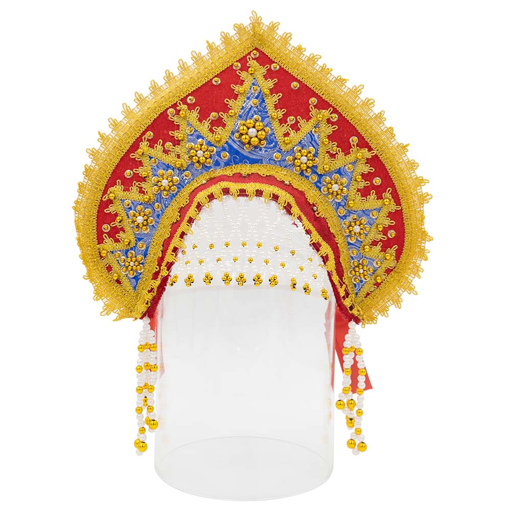 Order D' Daniela - Traditional Headdress Kokoshnik - Red Now! | Jomla.ae