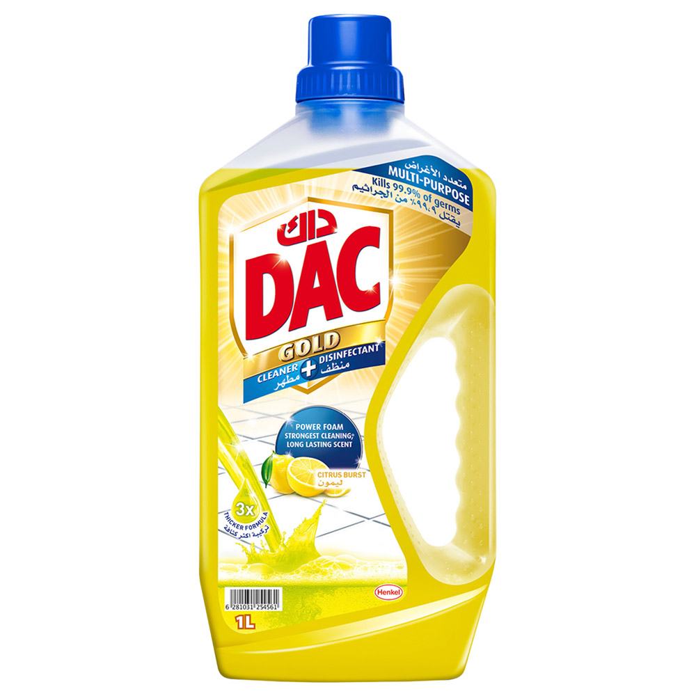 Order DAC - Gold Disinfectant Multi - Purpose Cleaner - Lemon - 1L Now ...