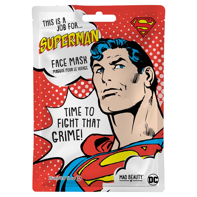 Order DC - Superman Sheet Face Mask - 25ml Now! | Jomla.ae