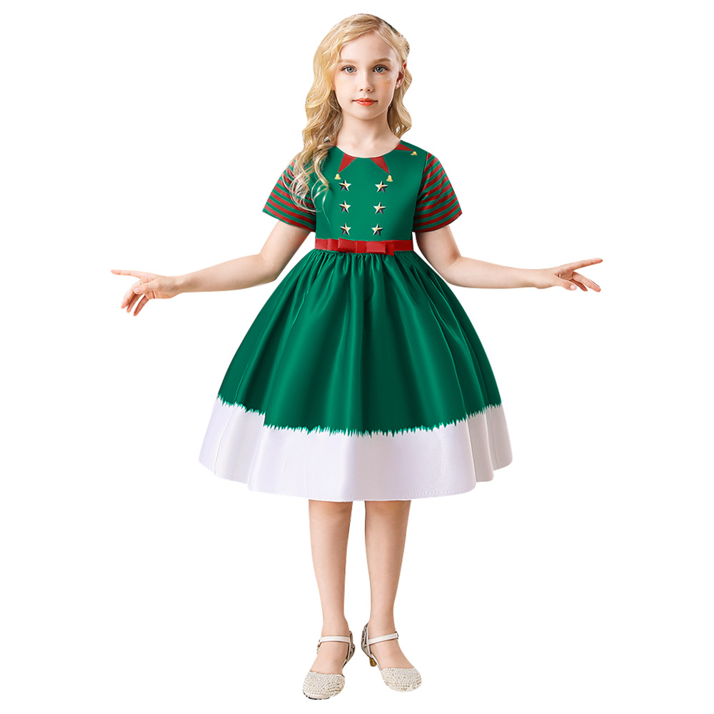Order D'Daniela - Xmas Elf Costume Dress - Green Now! | Jomla.ae