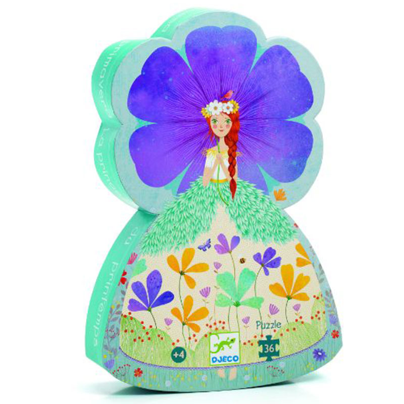 DJECO - The Princess of Spring Silhouette Puzzle - 36pcs | Jomla.ae