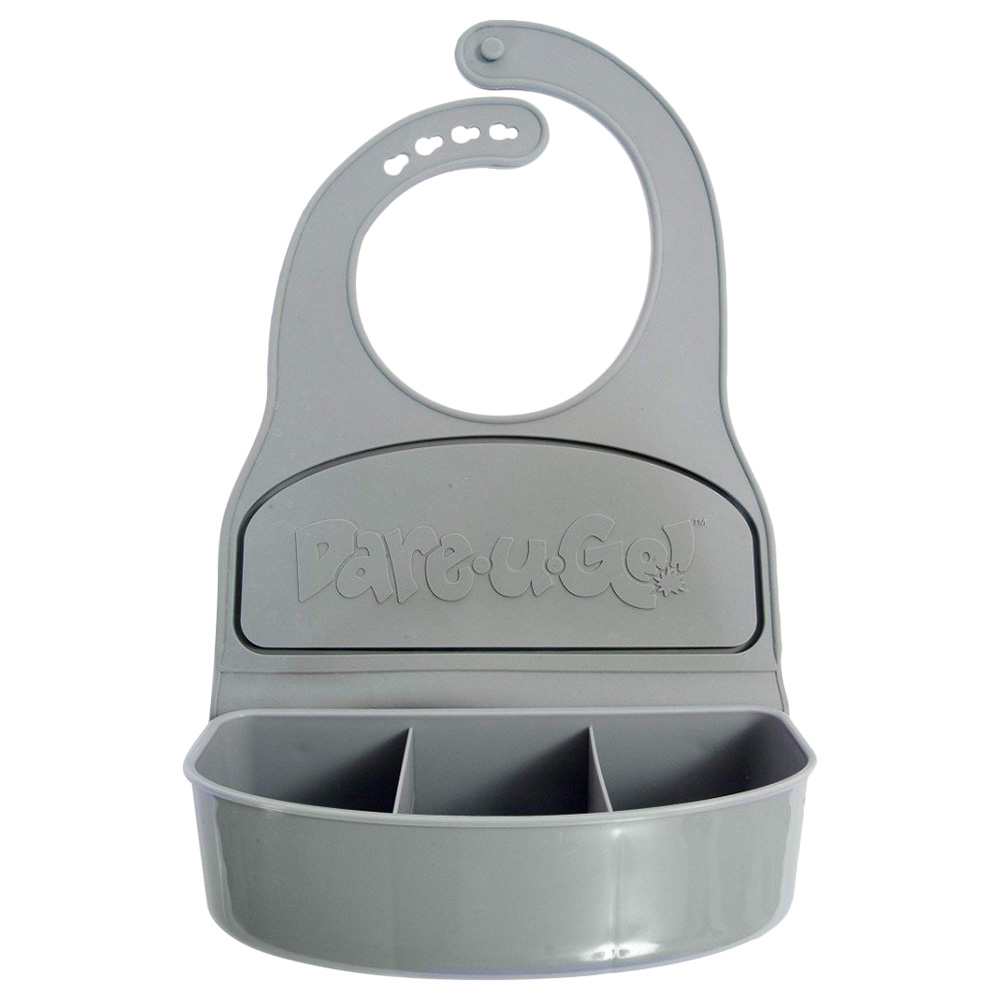 Order Dare U Go - One Piece Bib Small - Grey Now! | Jomla.ae