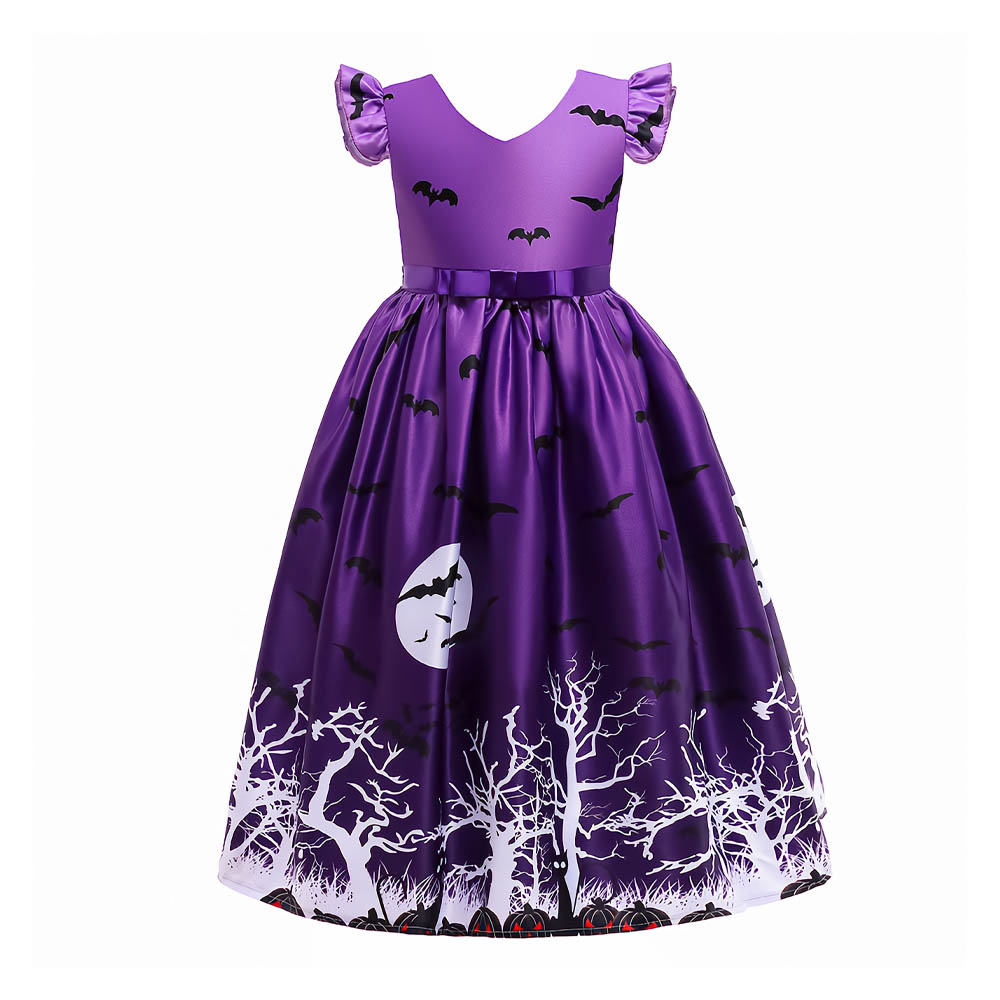 Order Ddaniela - Halloween Printed Costume Dress - Purple Now! | Jomla.ae