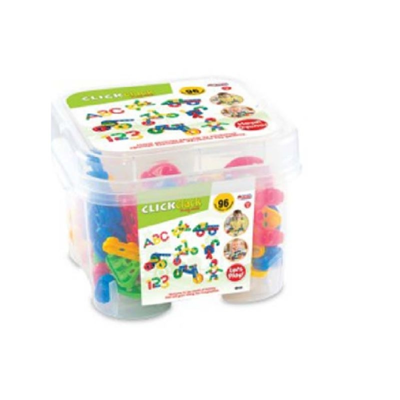Dede - Click Clack Puzzle Small Box 96 Pcs | Jomla.ae